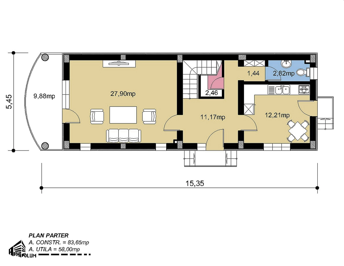 Proiect LOCUINTA "EUGENIA"