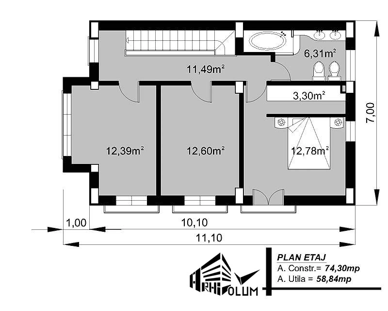 Proiect LOCUINTA "COSMIN"