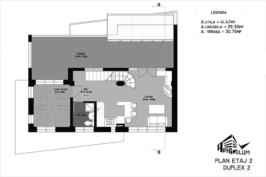 Proiect DUPLEX S+P+2E+M
